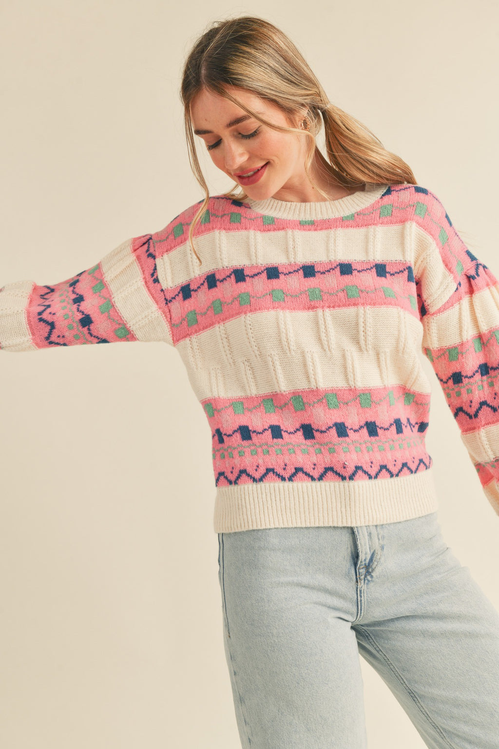 Mix And Stitch Sweater – Maren + Main Boutique