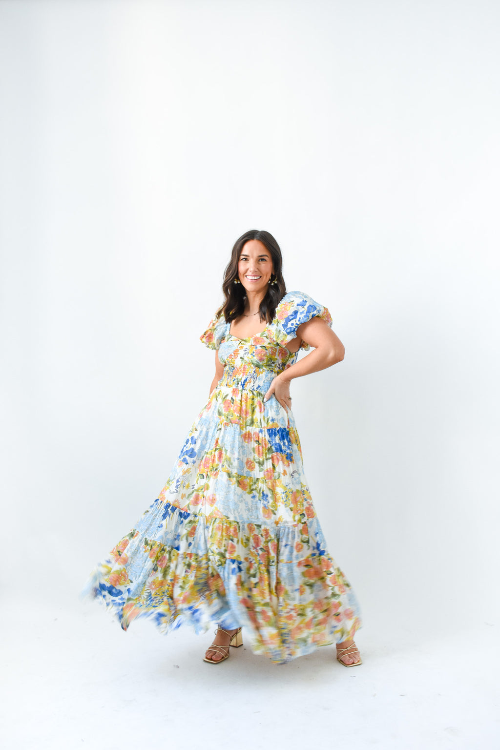 Puff And Petal Tiered Maxi Dress – Maren + Main Boutique