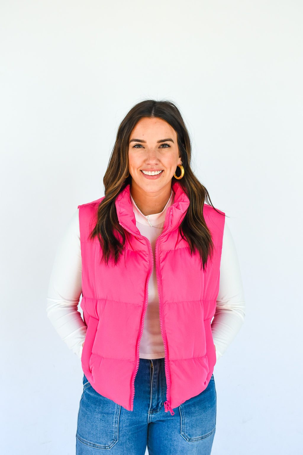 Snuggle Puff Cropped Puffer Vest – Maren + Main Boutique