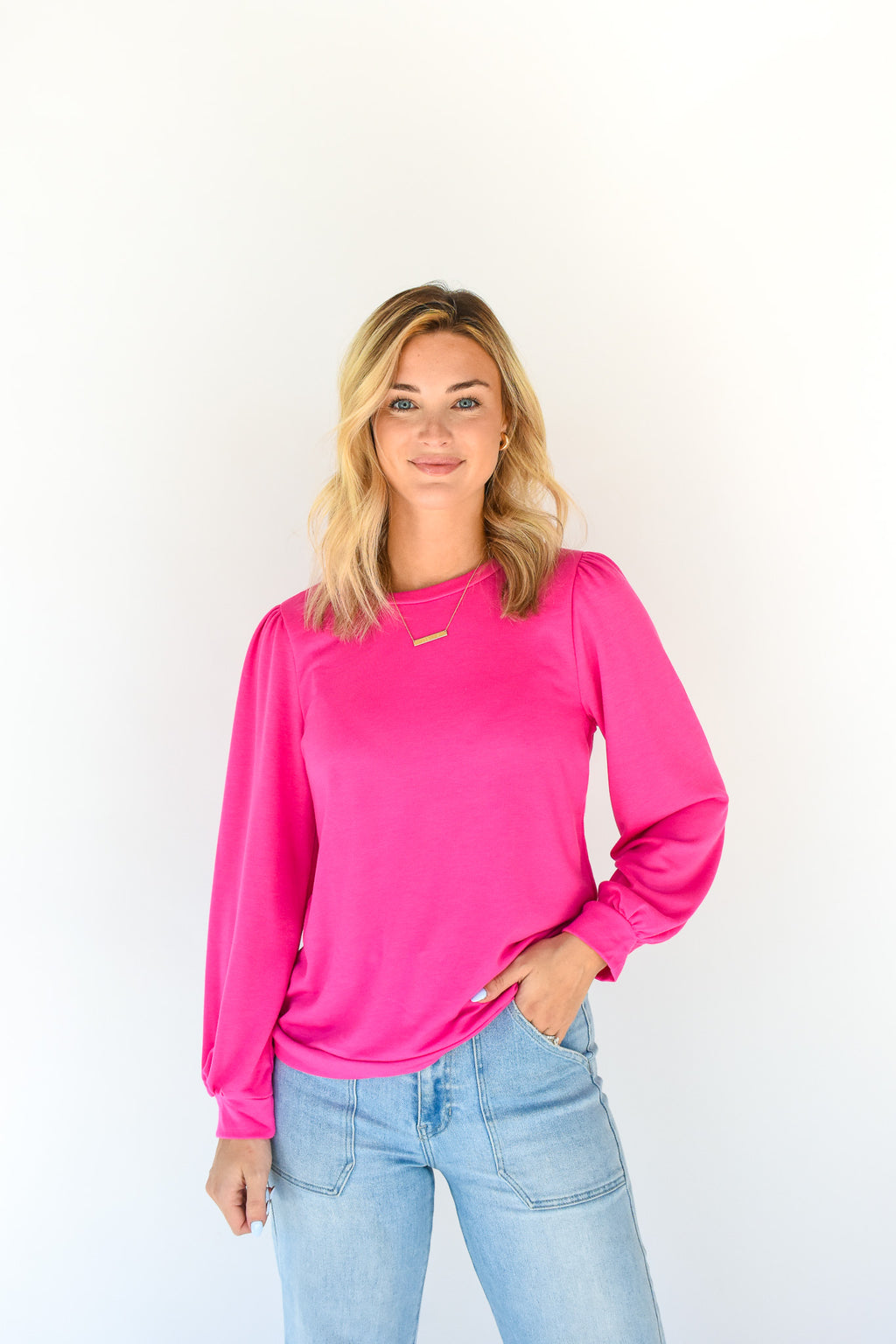 Dress Code Puff Sleeve Top – Maren + Main Boutique