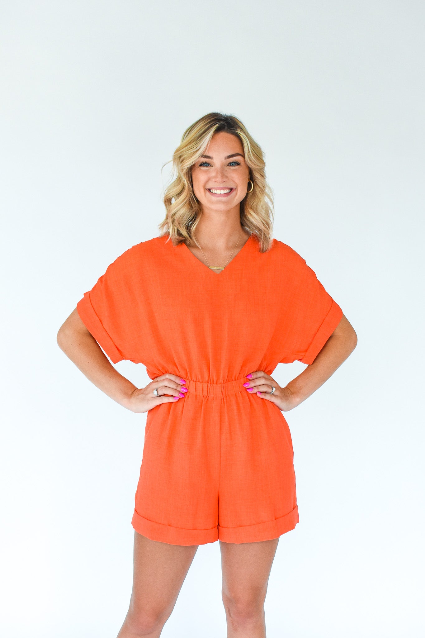 Orange You The Sweetest Romper – Maren + Main Boutique