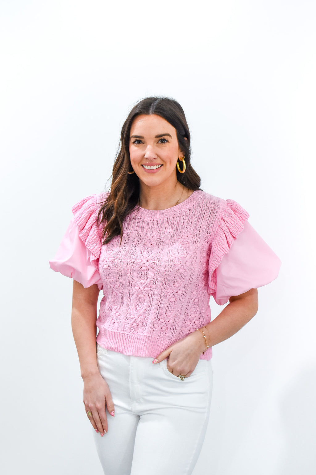 Puff Princess Short Sleeve Sweater – Maren + Main Boutique