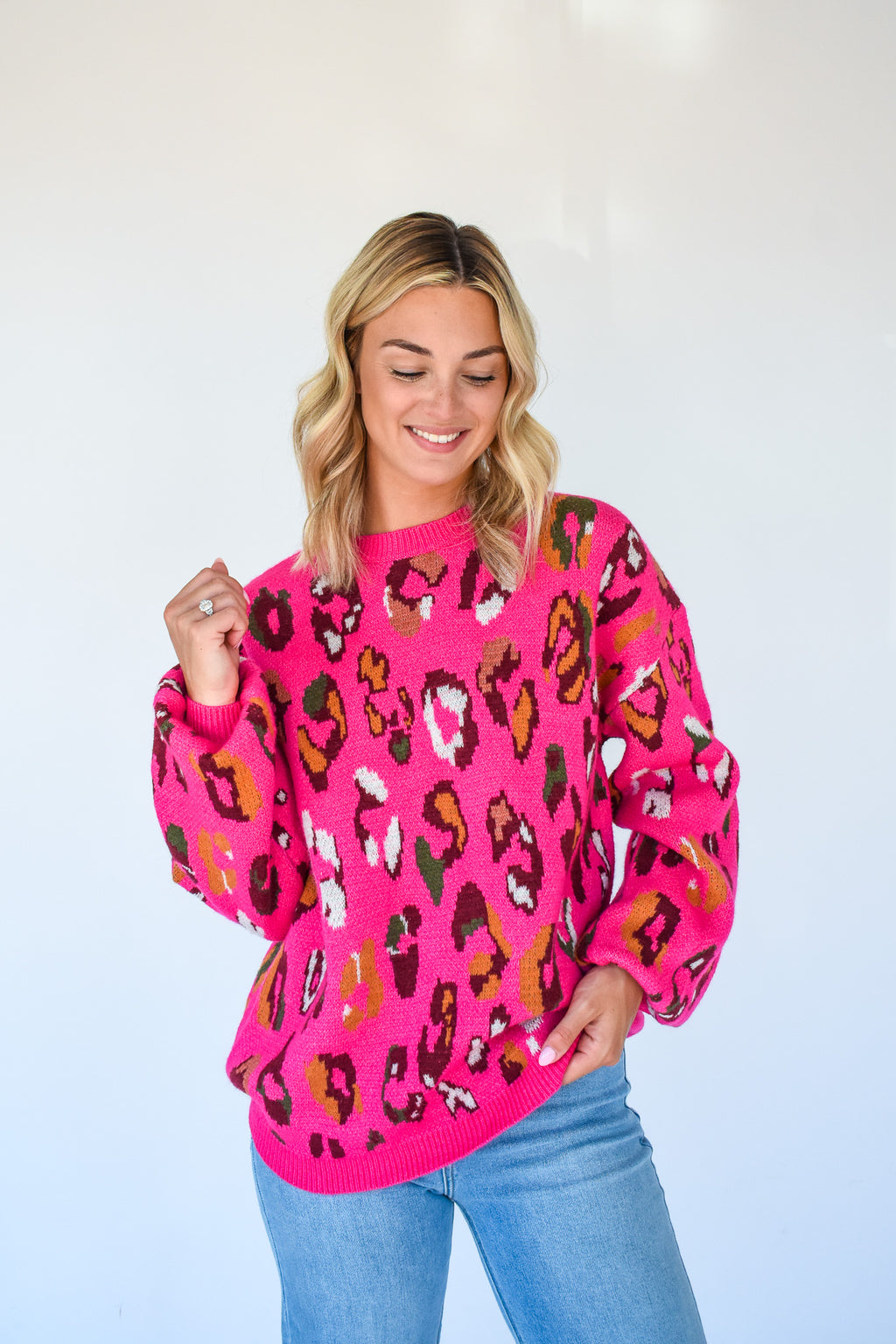 The Power of Pink Printed Sweater – Maren + Main Boutique