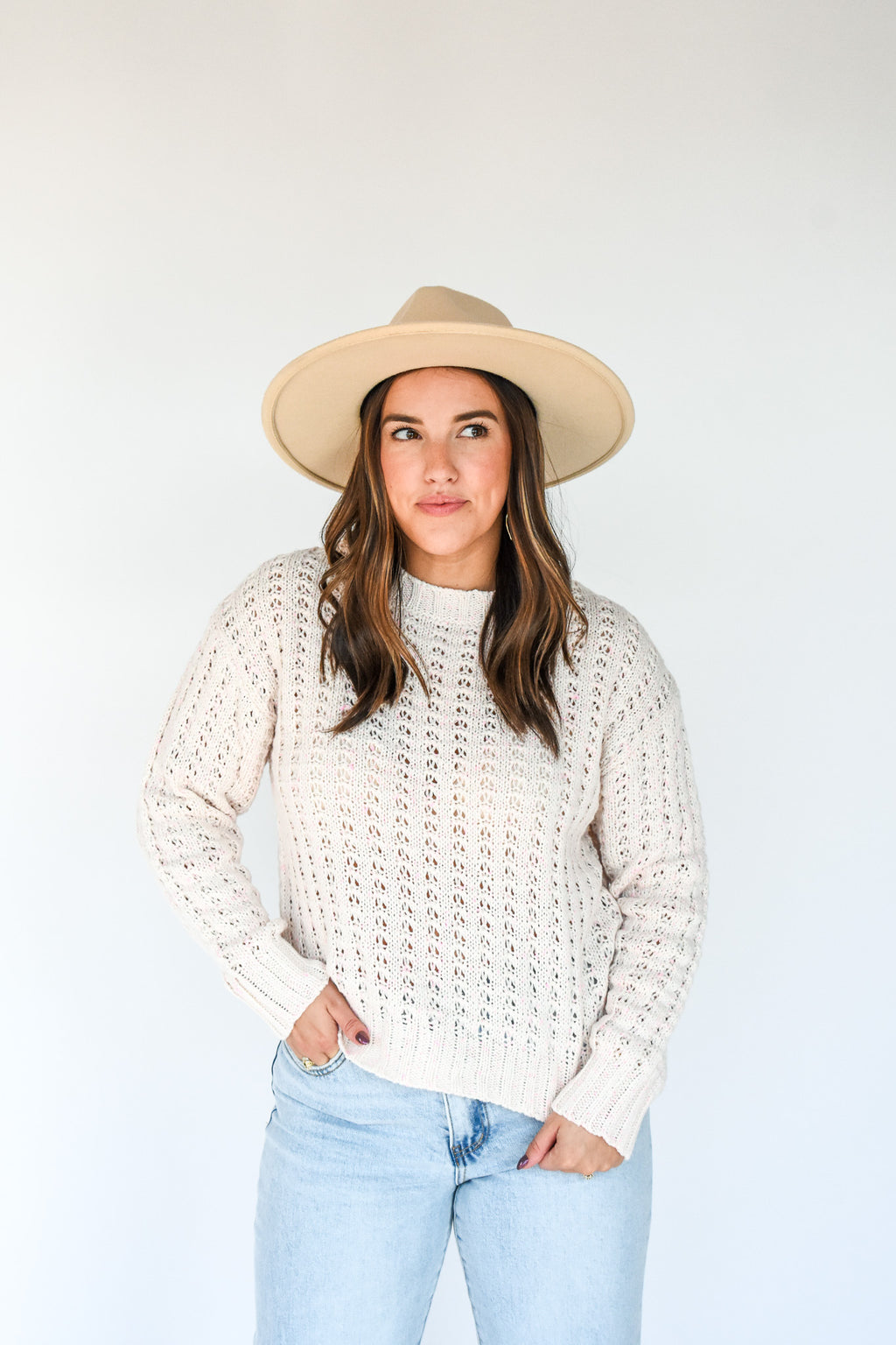 Toasty Threads Marled Yarn Sweater – Maren + Main Boutique